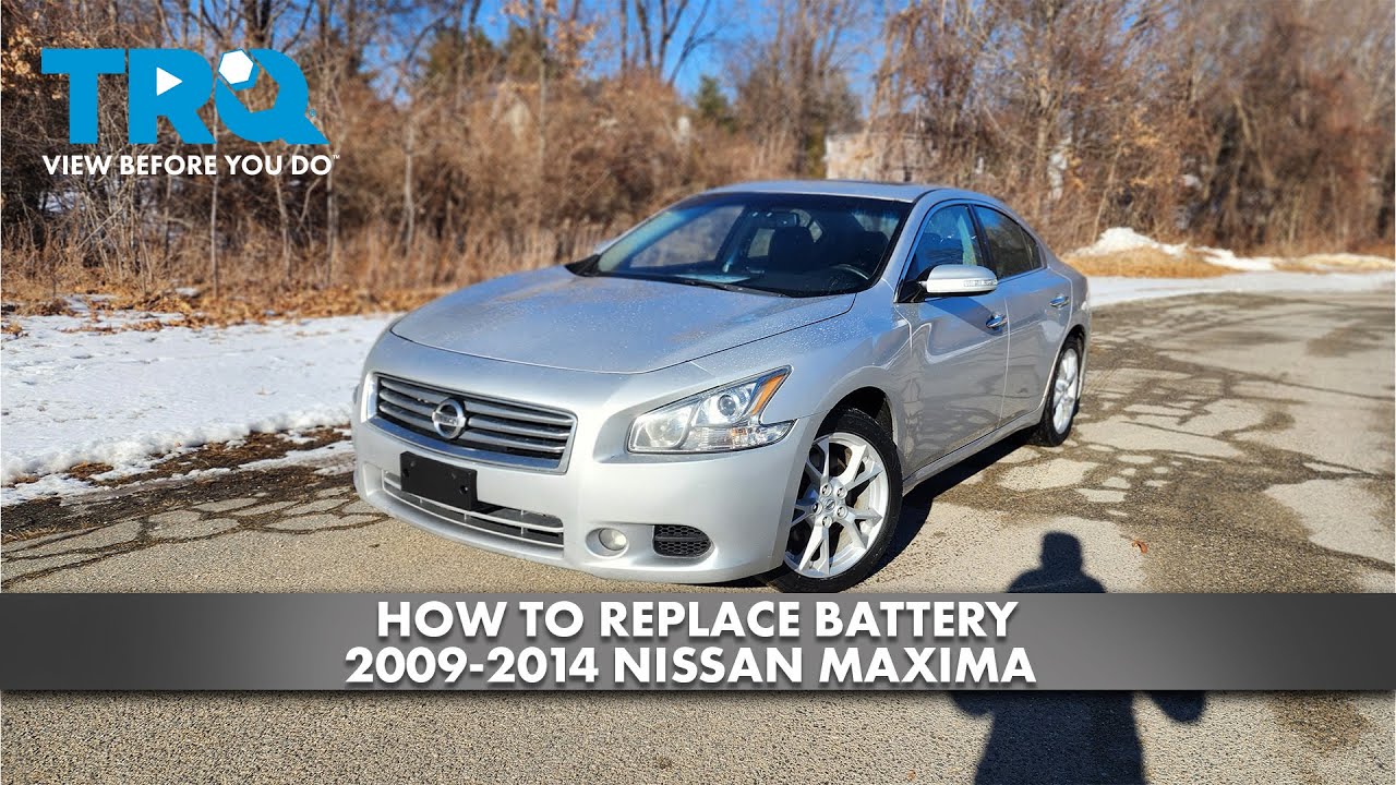 How to Replace Battery Nissan Maxima 2009-2014 - YouTube