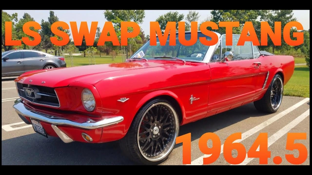 1965 mustang SINGLE TURBO ls swap AJE COLT 65 K-MEMBER HOOKER LS TURBO ...