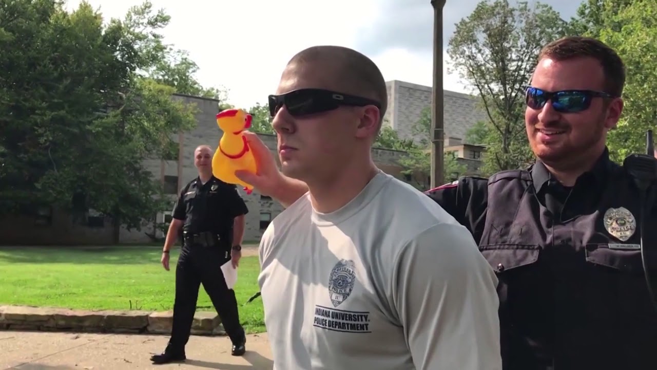 Police Academy uses 'chicken test' for students - YouTube