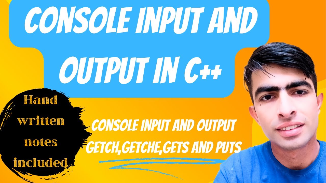 Enhancing C++ Console Input/Output: Exploring getch, getche, puts, and gets Functions - YouTube