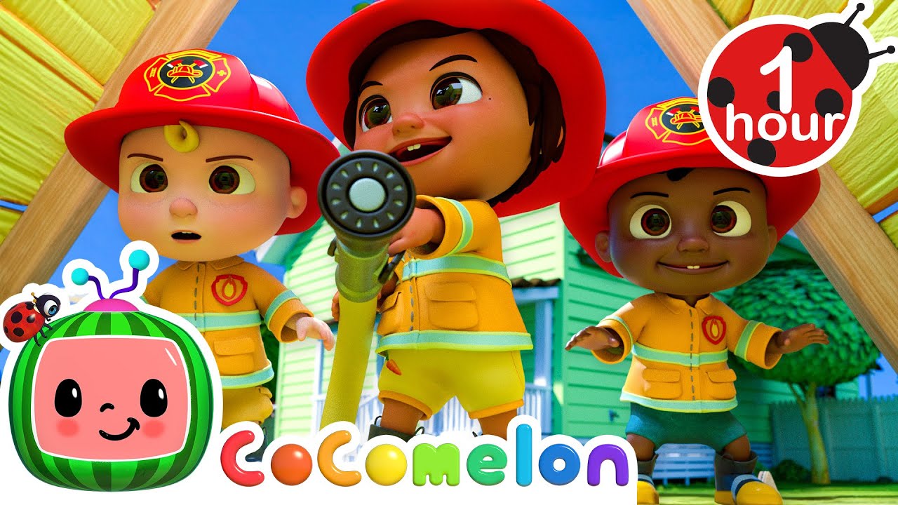 Firefighters To The Rescue!🚒 | 1 HOUR Compilation | Home Learning for ...