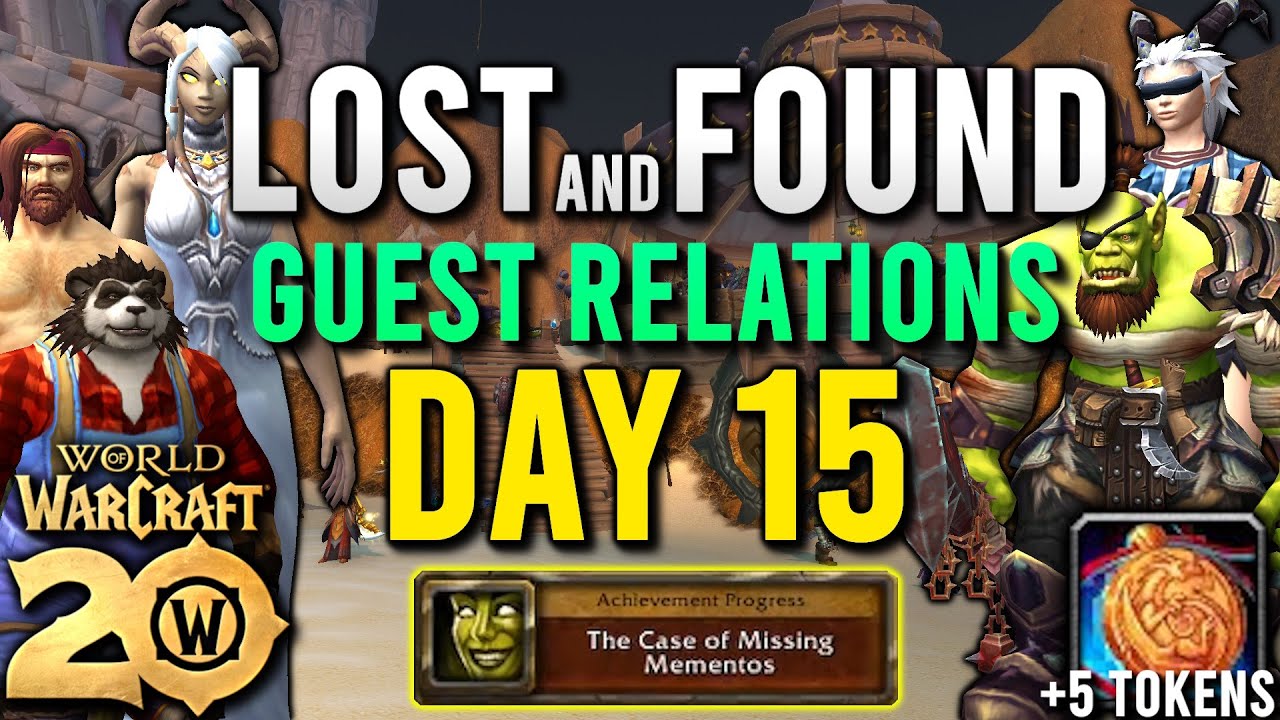 Lost and Found | World of Warcraft 20th Anniversary Secret Quest Guide ...
