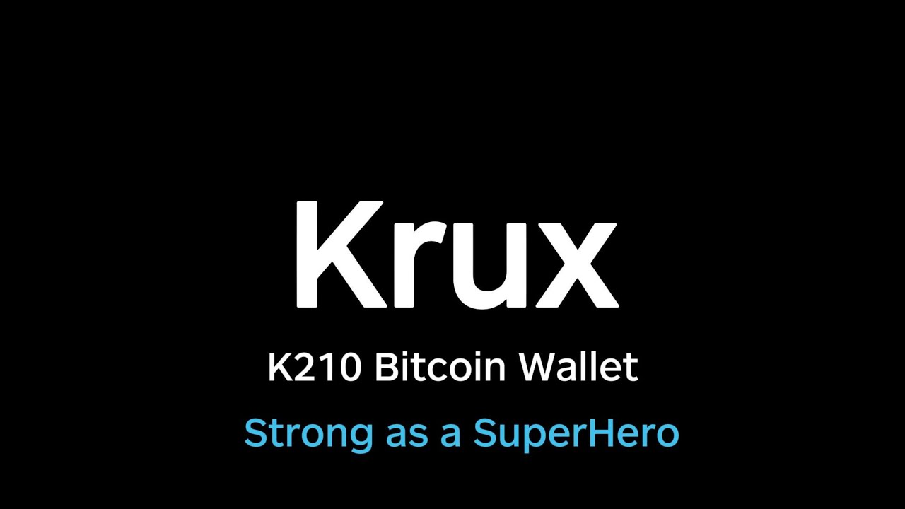 Krux: DIY Bitcoin Touchscreen Hardware Wallet - Strong as a SuperHero ...