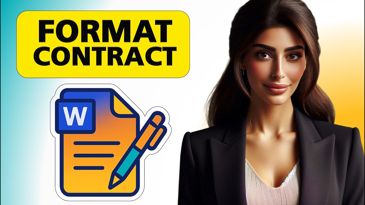 How to Format a Contract in Word That Looks Professional - YouTube