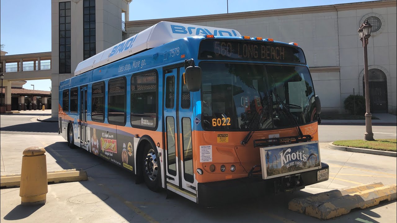 OCTA New Flyer C40LFR #7578 on Route 560 - YouTube