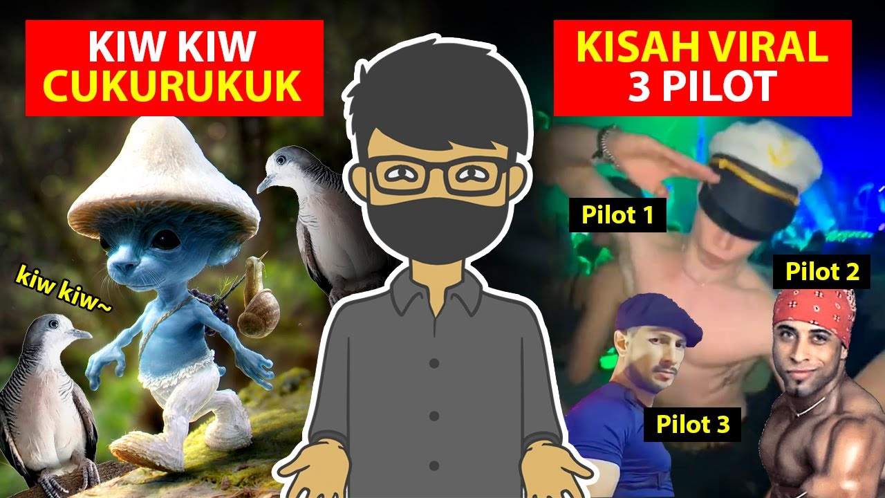 MEME VIRAL PALING LUCU DAN NGAKAK | Kiw Kiw Cukurukuk, Kisah 3 Pilot ...