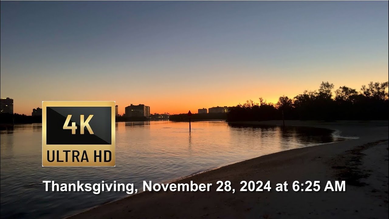 Enjoy the Zen of Thanksgiving’s Daybreak in North Naples, Florida - YouTube
