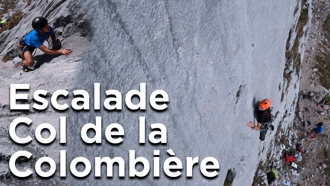 Col de la Colombière escalade en falaise Biqualif Lycée Frison Roche ...