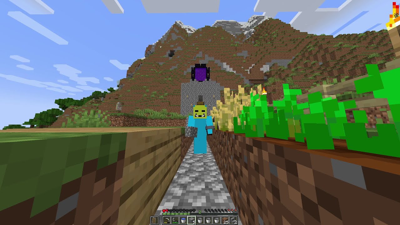 Minecraft Straight Line Only Live | Set Back and Relax Feel the Music ...