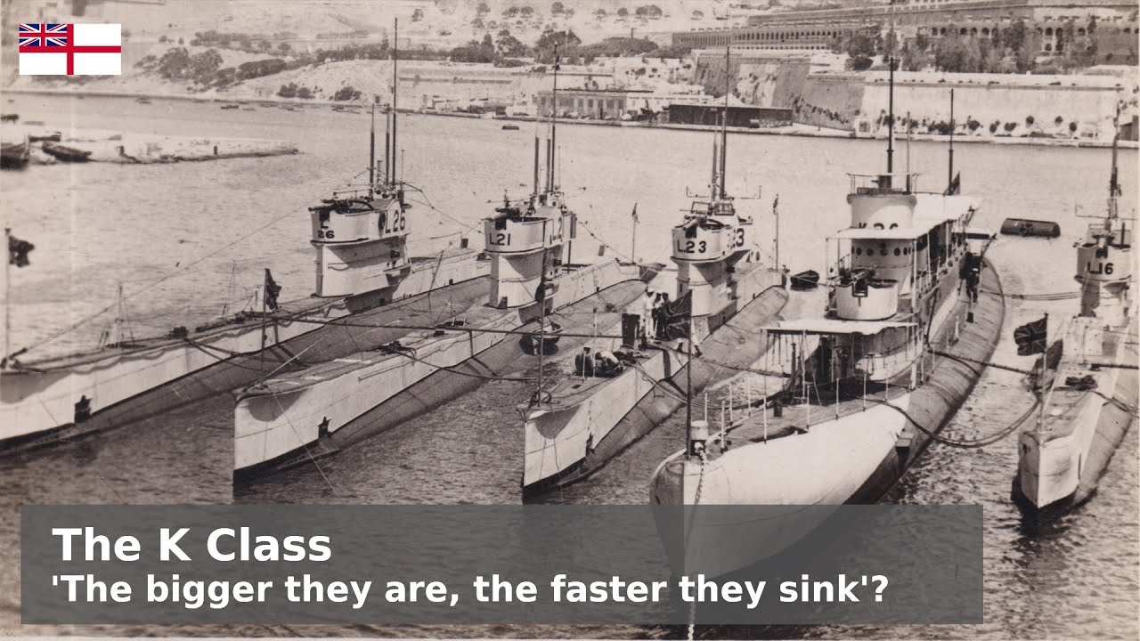 The K class - Lawn-darts of the sea? - YouTube