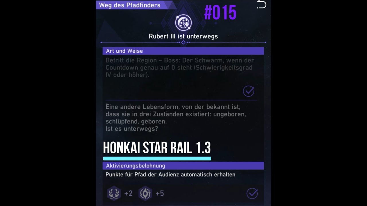 Honkai Star Rail Weg Des Pfadfinders #015 (Rubert 3 ist Unterwegs ...