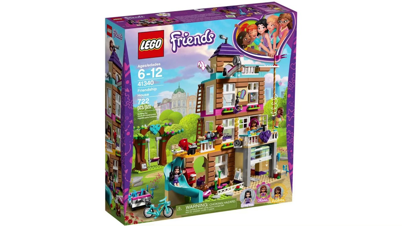 LEGO Friends 41340 Friendship House - YouTube