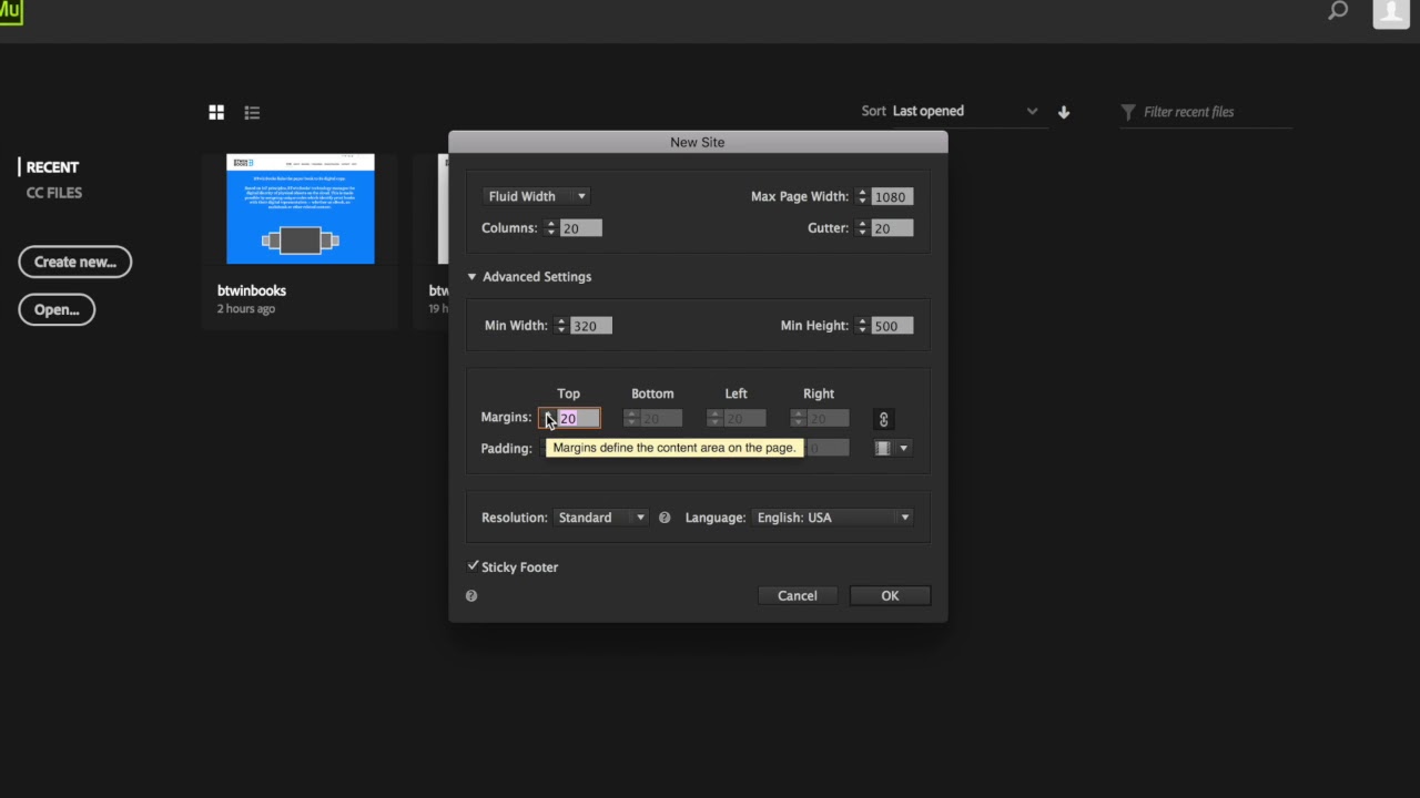 Adobe Muse Tutorial Part 1 - YouTube