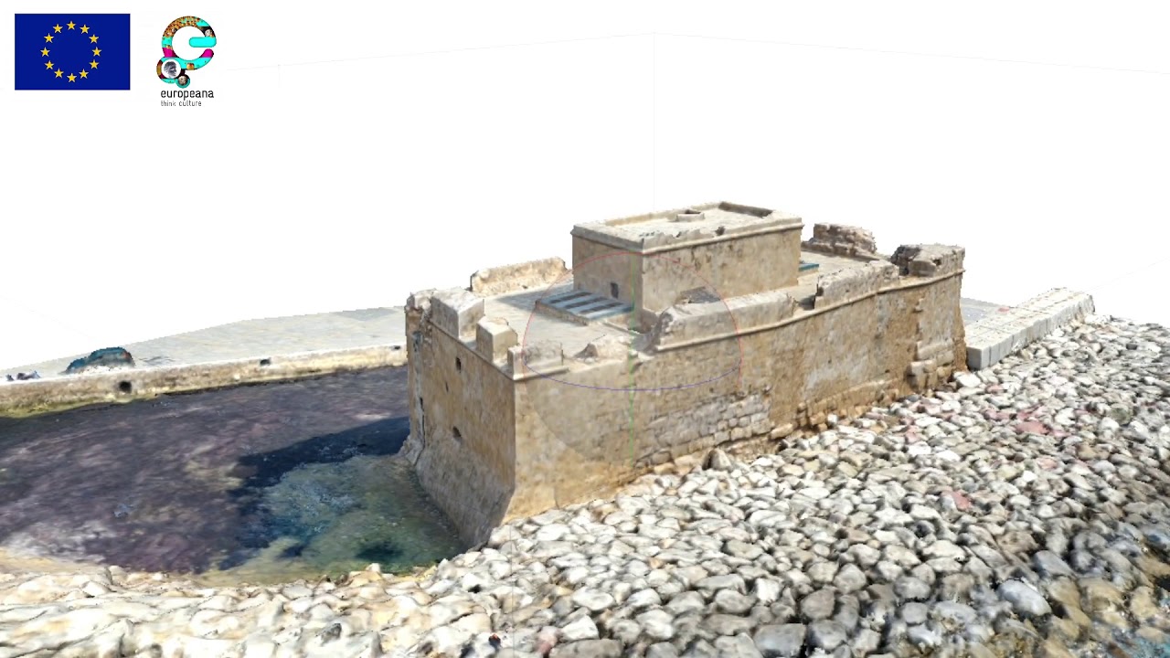 Paphos Castle in Cyprus 3D Model - YouTube