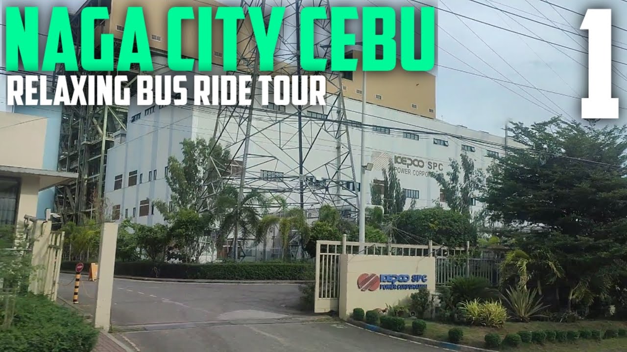 NAGA CITY CEBU | RELAXING BUS RIDE TOUR - YouTube
