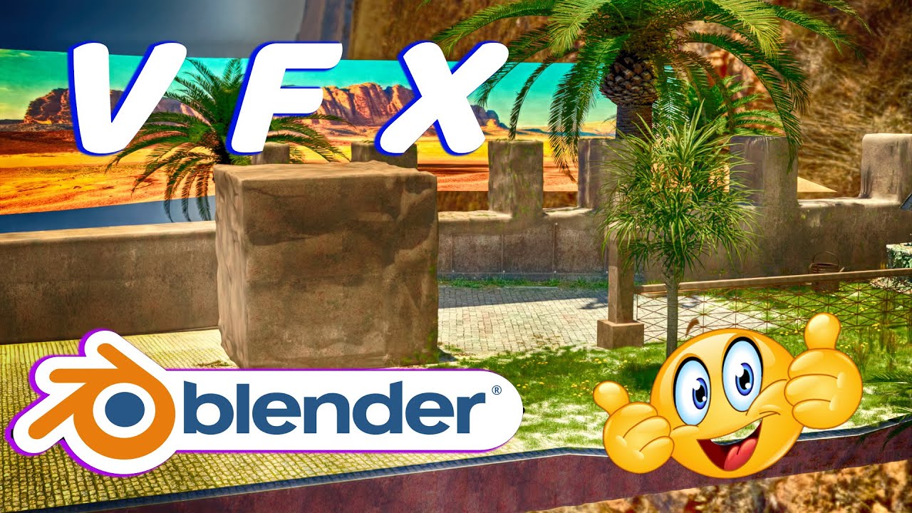 Set extension Visual Effects With Blender | VFX Practice - YouTube