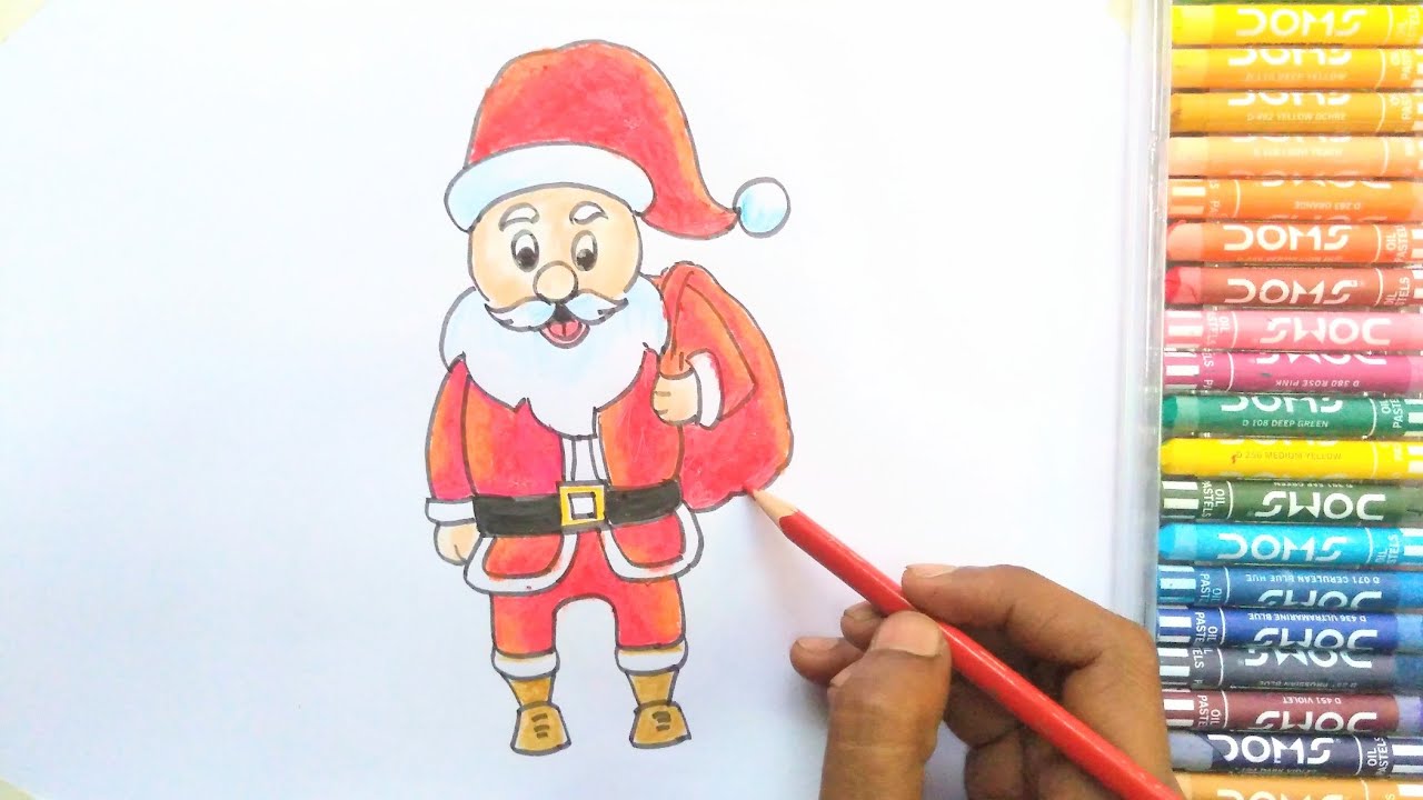 how to draw Santa Claus#santaclaus - YouTube