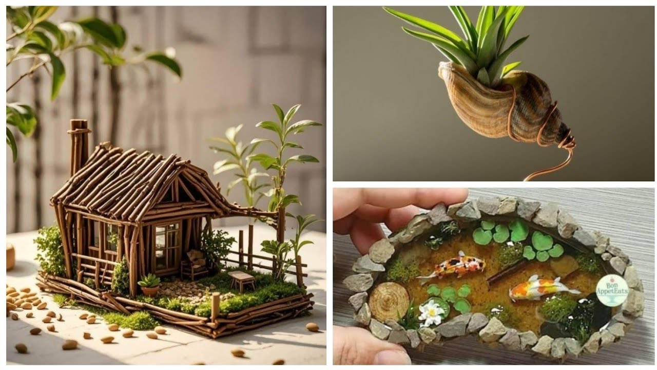 😍beautiful 🏡mini home decor #diy #diylrojects #homedecor#viralvideo# ...