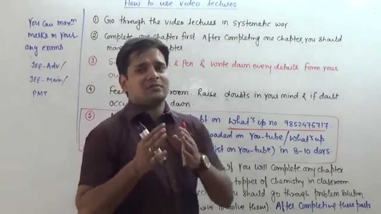 How to Use Video Lectures - YouTube