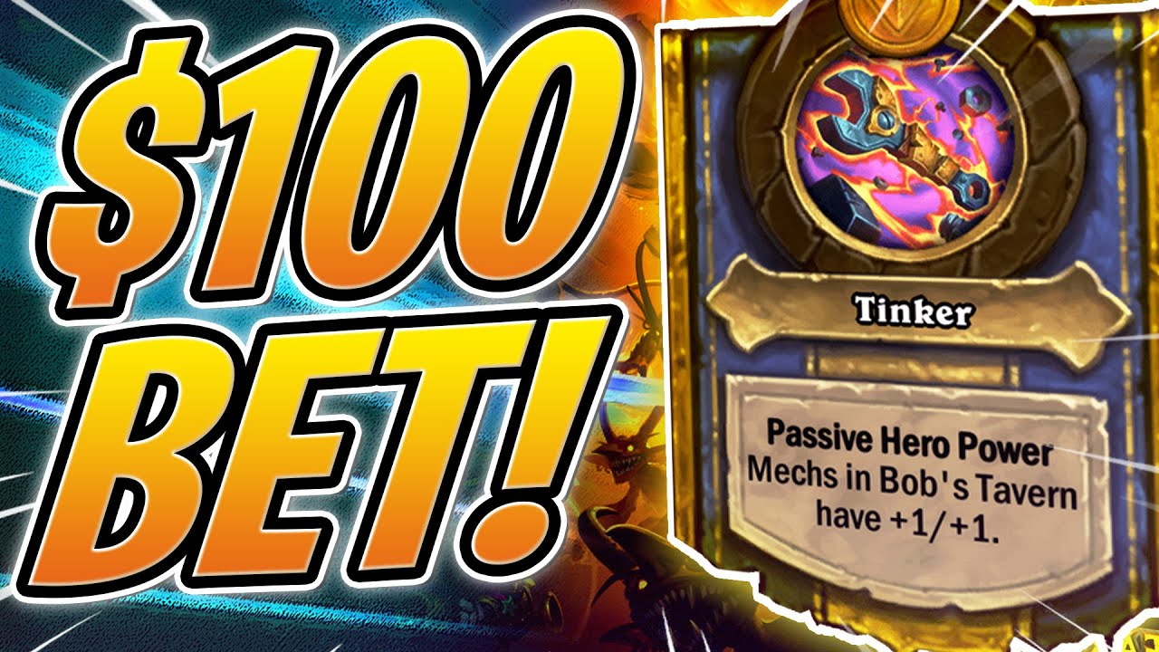 FIRST PLACE OR I'LL DONATE $100 | Hearthstone Battlegrounds ...