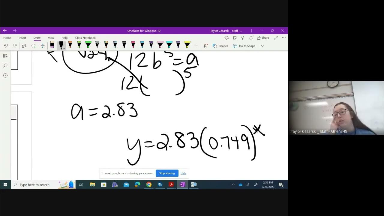 2.5 AP Precalculus Exponential Function Context & Data Modeling - YouTube