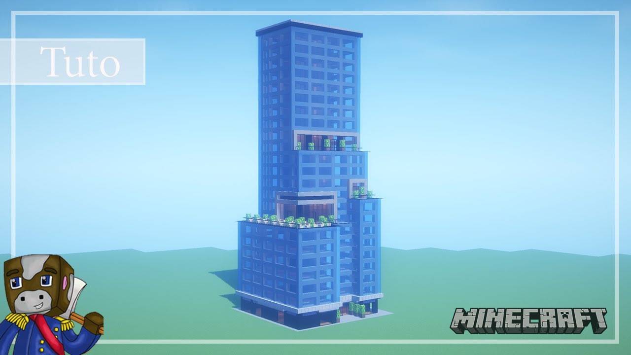 Minecraft | Comment Construire une Tour Moderne Réaliste | Tutoriel ...