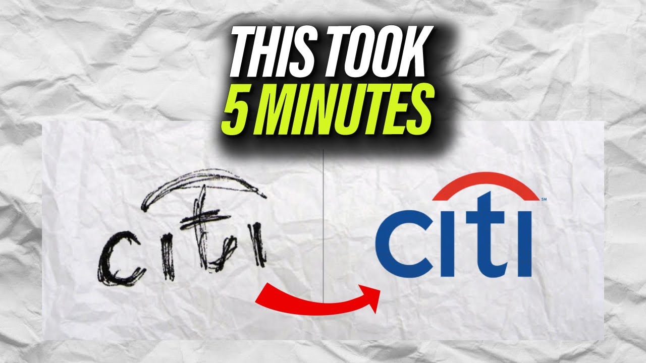 From Doodles to BILLIONS: The story of Citibank’s logo - YouTube