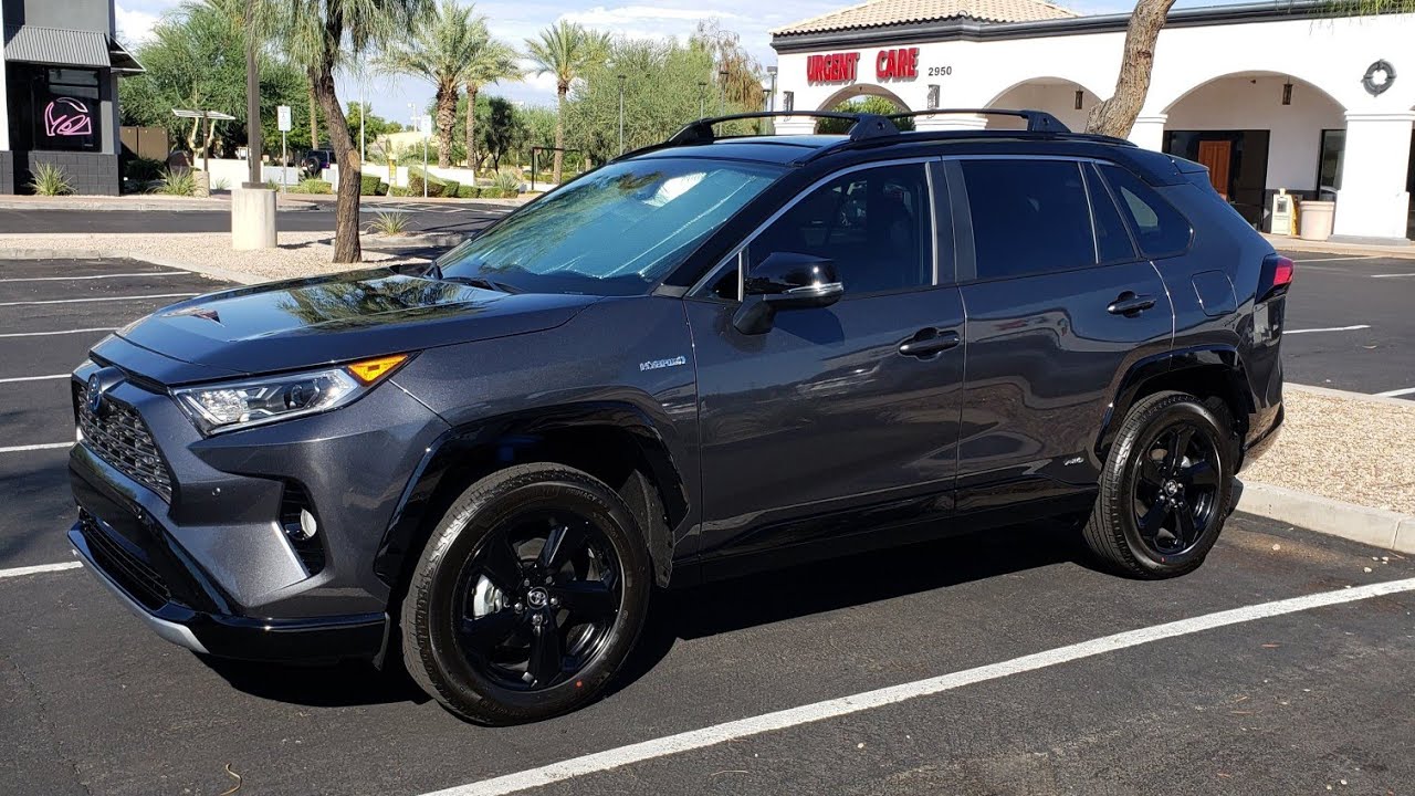 2020 Toyota Rav4 HYBRID XSE engine air filter replacement | 2019-2021 ...