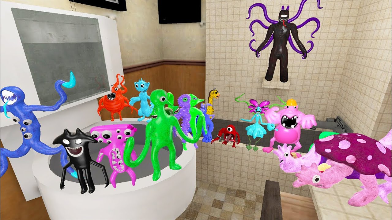 SPARTAN KICK ALL NEW GARTEN OF BANBAN BATHROOM DIFFERENT VERSION VS ...