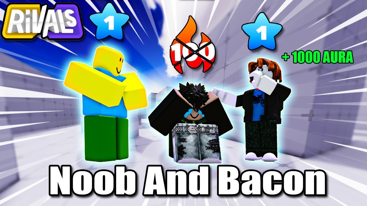 Ending SWEATS as NOOB and BACON in Roblox Rivals (ft. Shoelips) - YouTube