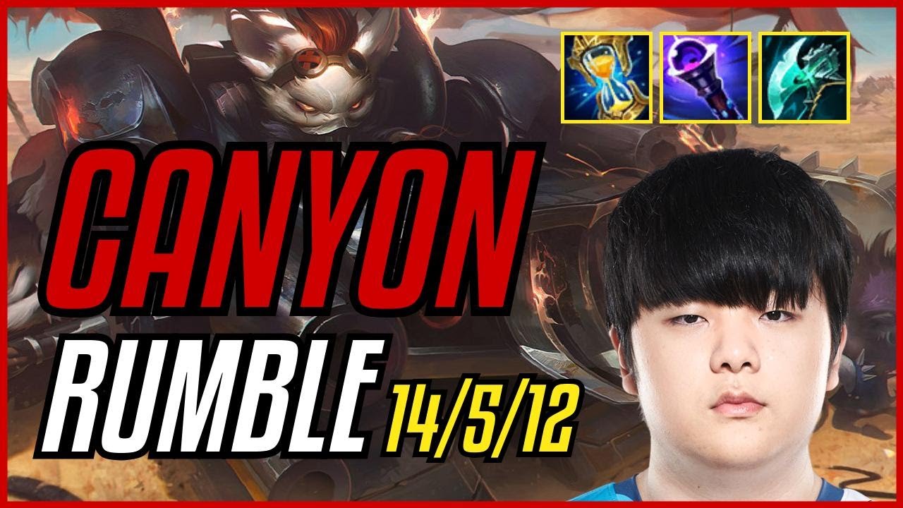 CANYON - RUMBLE vs DIANA JUNGLE - EUW CHALLENGER - PATCH 11.9 - YouTube