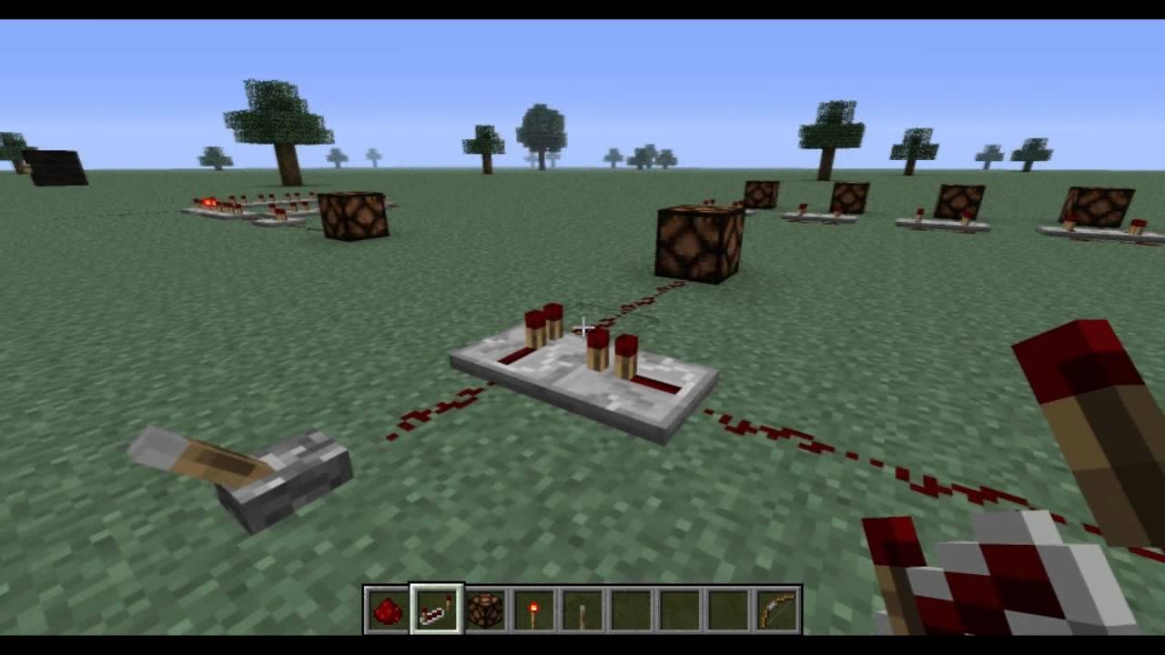 Minecraft Tutorial Pietrarossa n° 2 [LOOP E BOTTONI!!] - YouTube