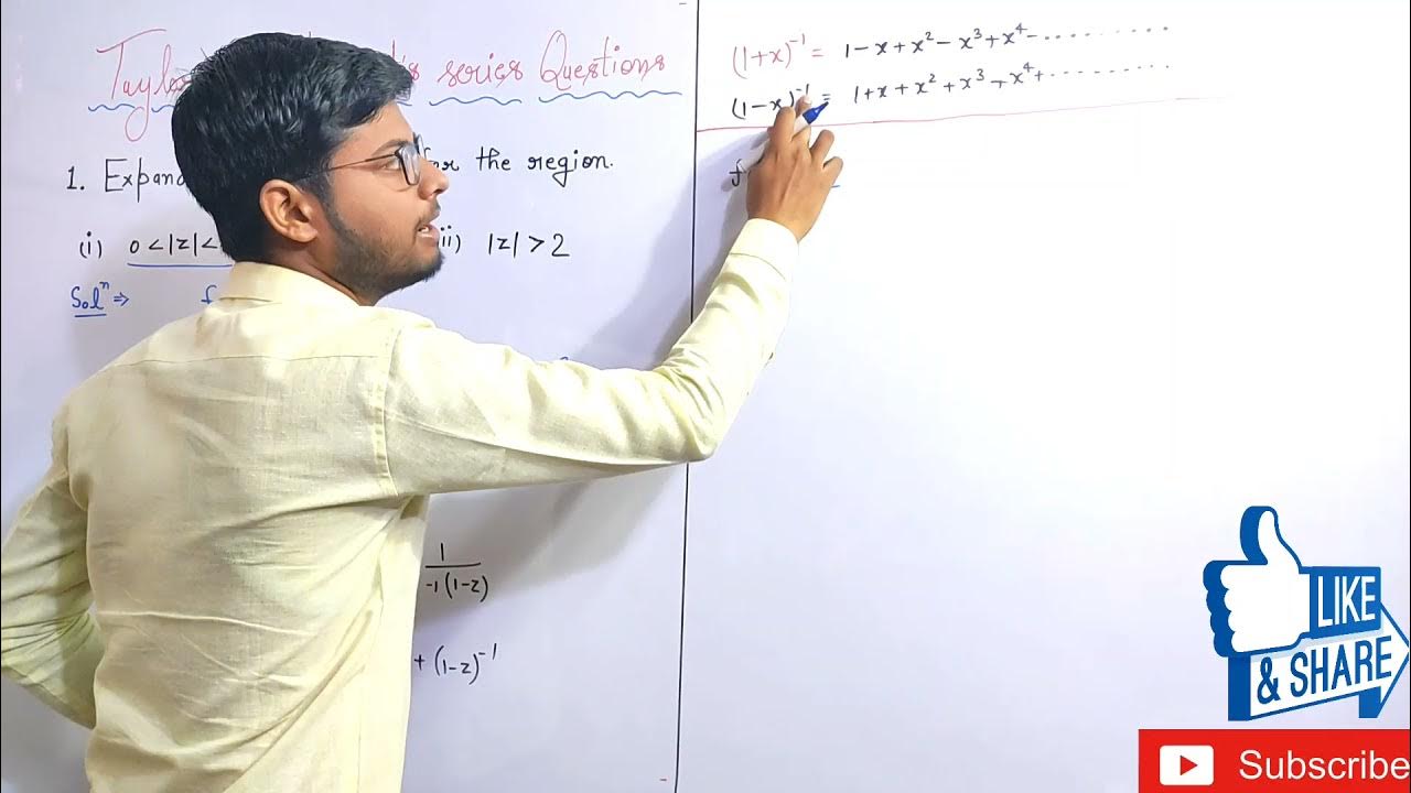 Taylor's and Laurent's series Questions (Lecture-11) (Complex Analysis) BSc/MSc/CSIR-NET/JRF ...