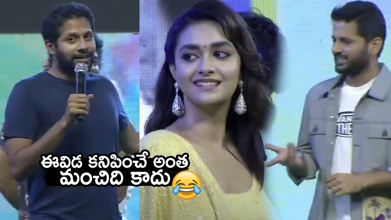Director Venky Atluri Fun With Keerthy Suresh | RangDe Grand Release ...