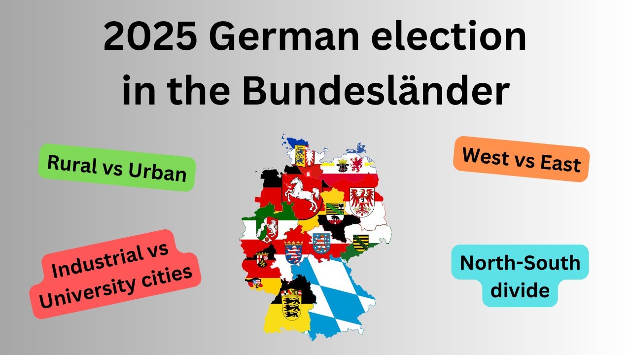 How Germany's 16 states voted at the federal elections - YouTube