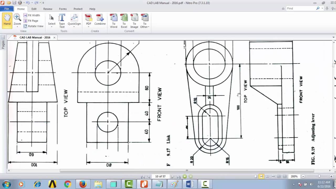 Pro/E Sketching Practice - Tutorial - YouTube
