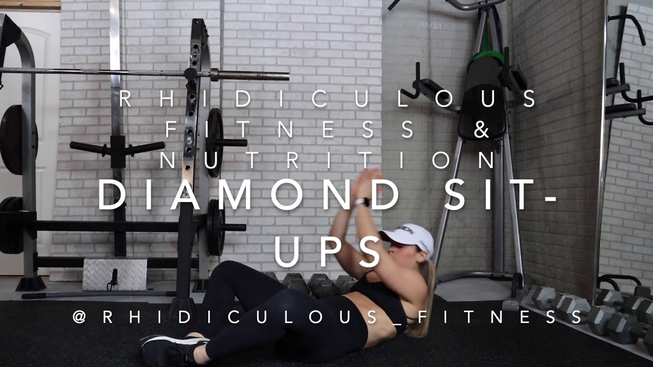 Rhidiculous Fitness Diamond Sit Ups - YouTube