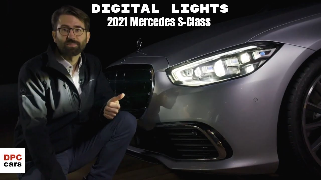 New 2021 Mercedes S Class Digital Lights - YouTube