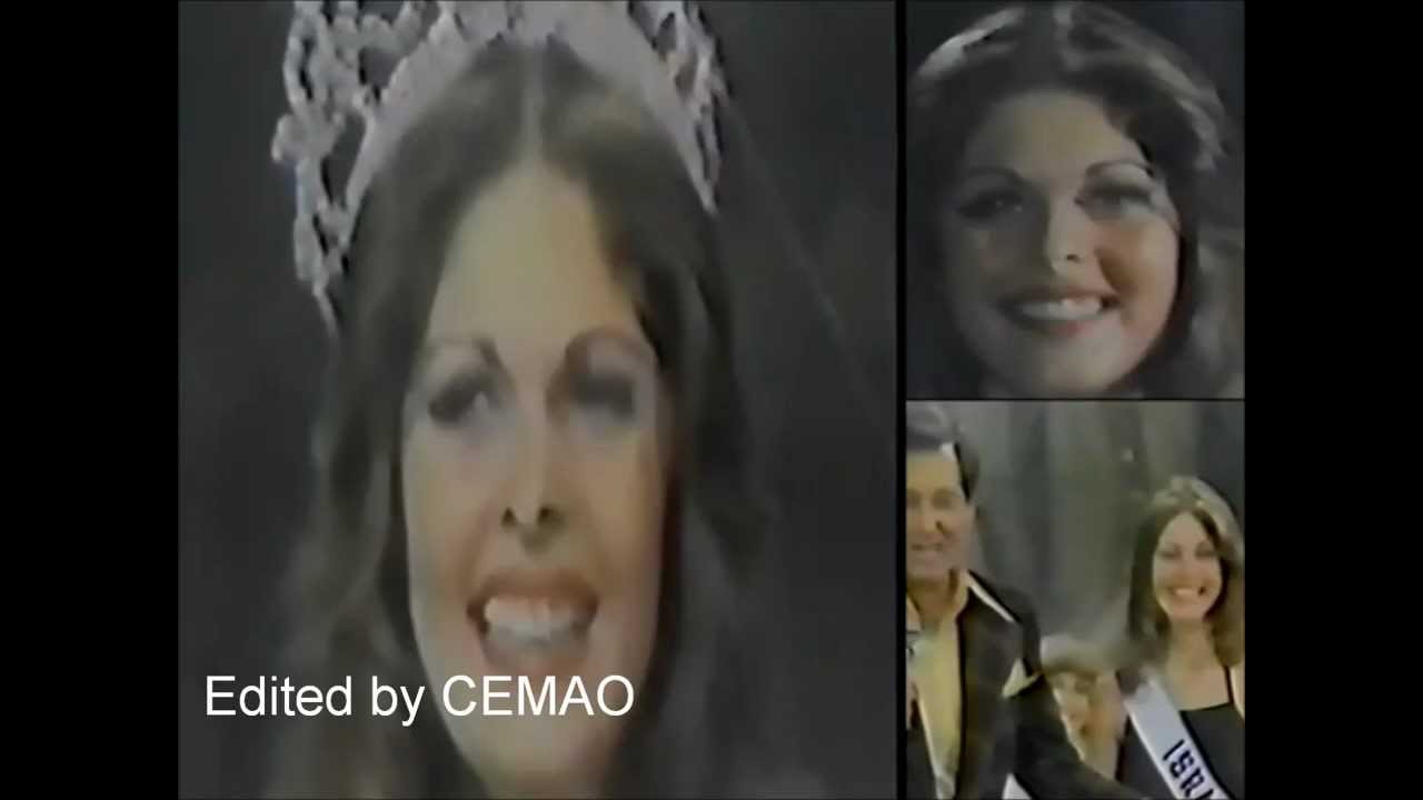 Rina Messinger ( Israel ), Miss Universe 1976 - Crowning Moment - YouTube