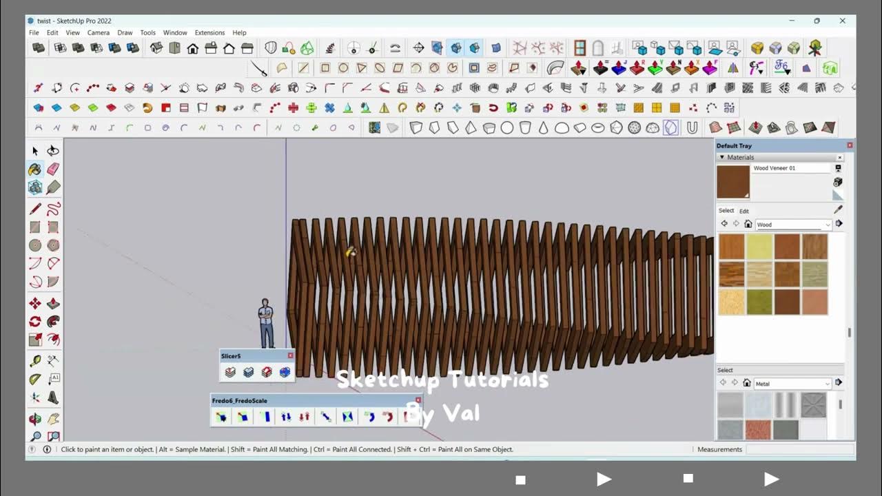 Twist + Slicer - Sketchup Tutorial - YouTube