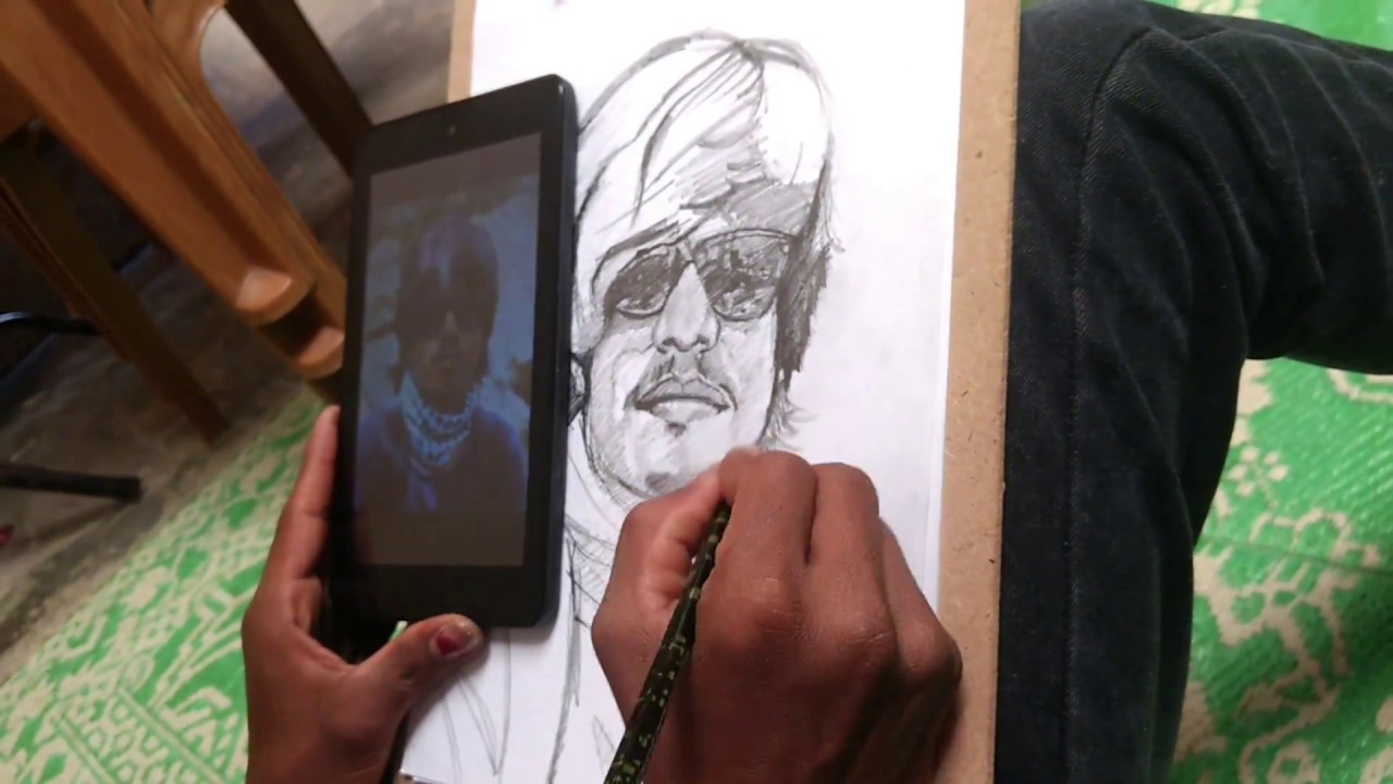 Pencil Sketch Time Laps - YouTube