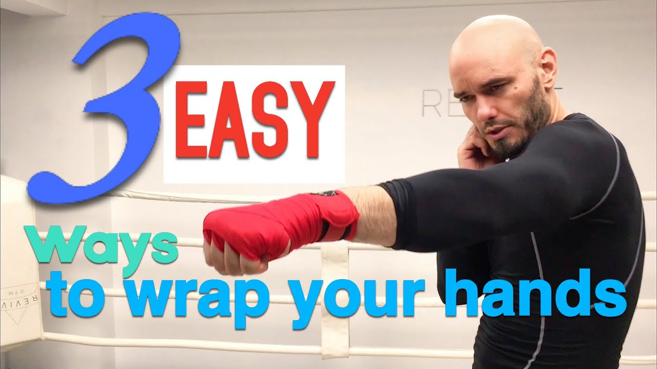 3 EASY ways to wrap hands for boxing, MMA, and Muay Thai - YouTube
