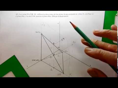 PIRÁMIDE EN ISOMETRICO. Calculando sus aristas y vertices - YouTube