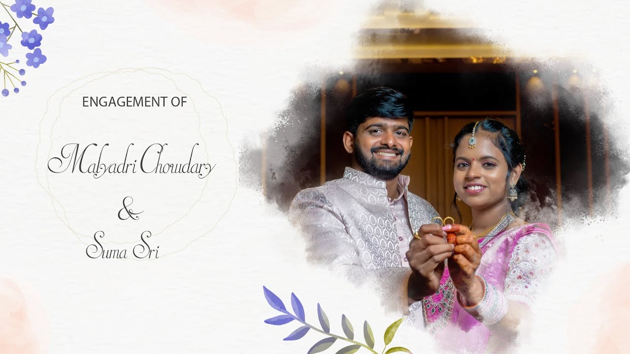 Malyadri Chowdary & Suma Sri | Cinematic Engagement | Telugu | - YouTube