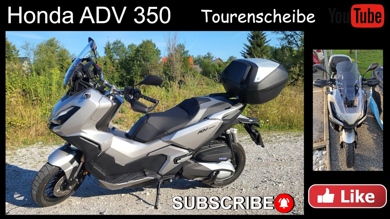 ADV 350 - Touringscheibe - Unboxing - Test - Puig - YouTube