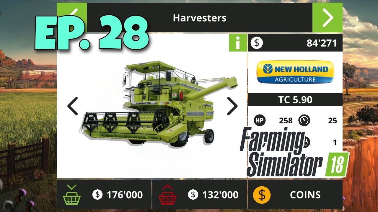 Canola harvest. fertilizer spreader | Farming Simulator 18 | FS 18 ...