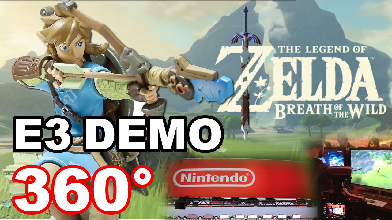 Zelda: Breath of the Wild 360° First 20 Mins | GAMEPLAY Footage | E3 ...