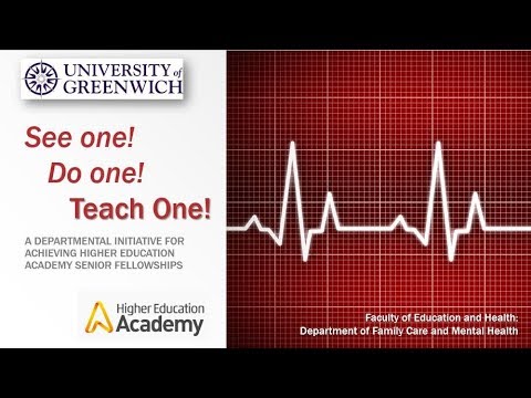 See One Do One Teach One - SFHEA mentorship (2019) - YouTube