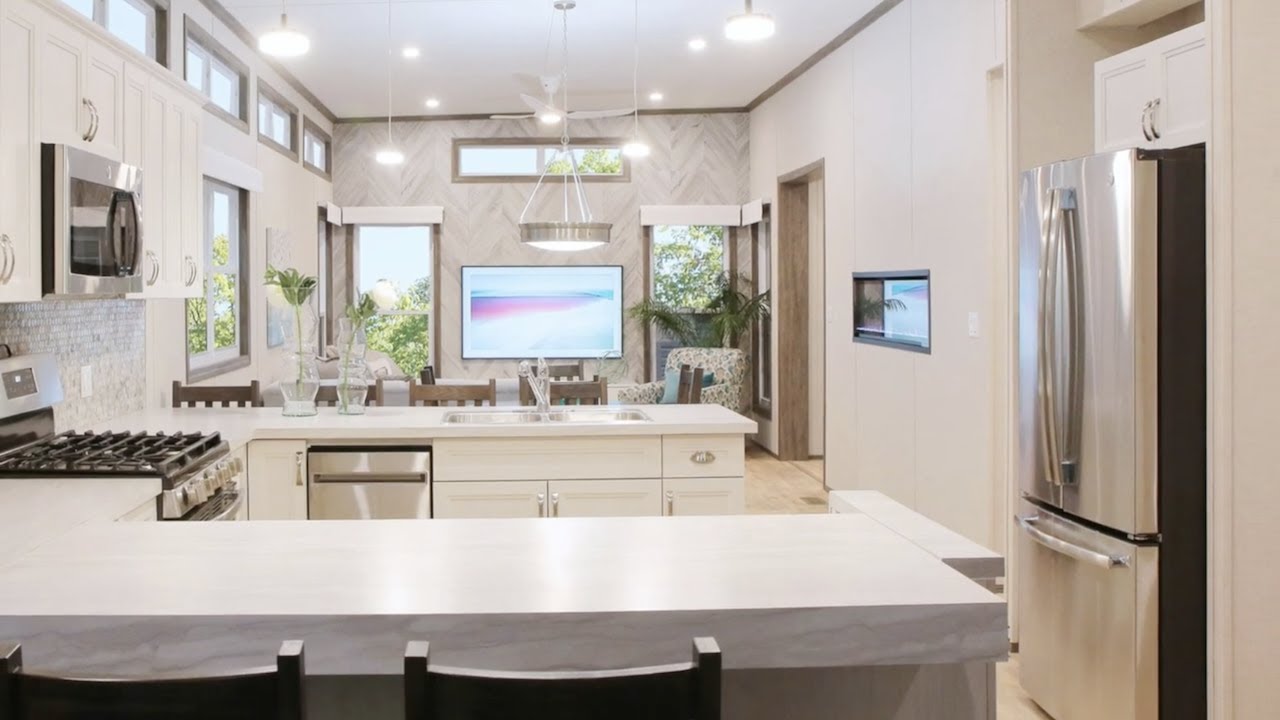 Absolutely Gorgeous RIDGEWAY Double Wide Park Model for Sale - YouTube