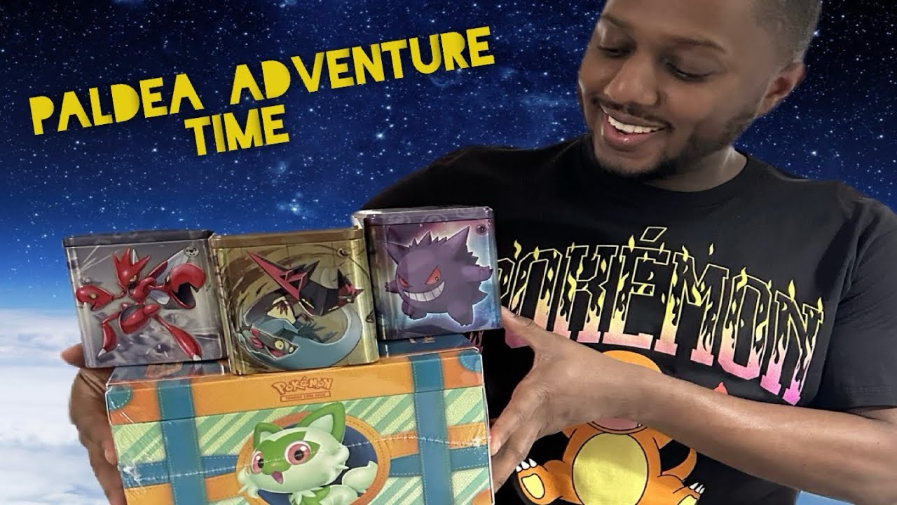 Paldean Adventure chest and stacking tins plus bonus box! - YouTube